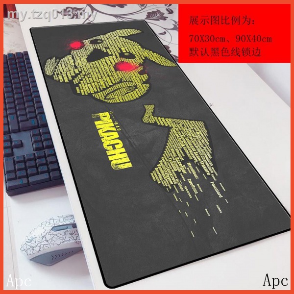Pikachu Pokemon MousePad 700 Gaming desk pad Sliding Pokémon Computer ...
