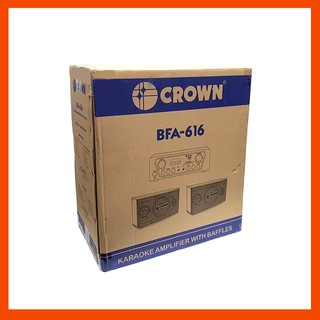 Original Crown BFA-616 Karaoke Amplifier with Baffles - tested before ...