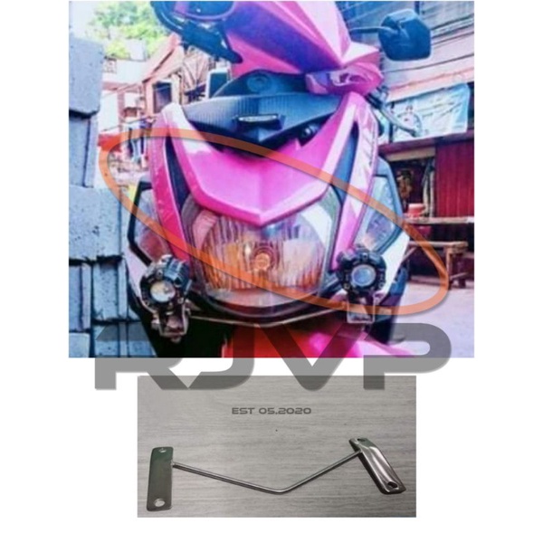 Yamaha Mio I 125 / M3 MDL Bracket Mini Driving Light Pure Stainless 304 ...