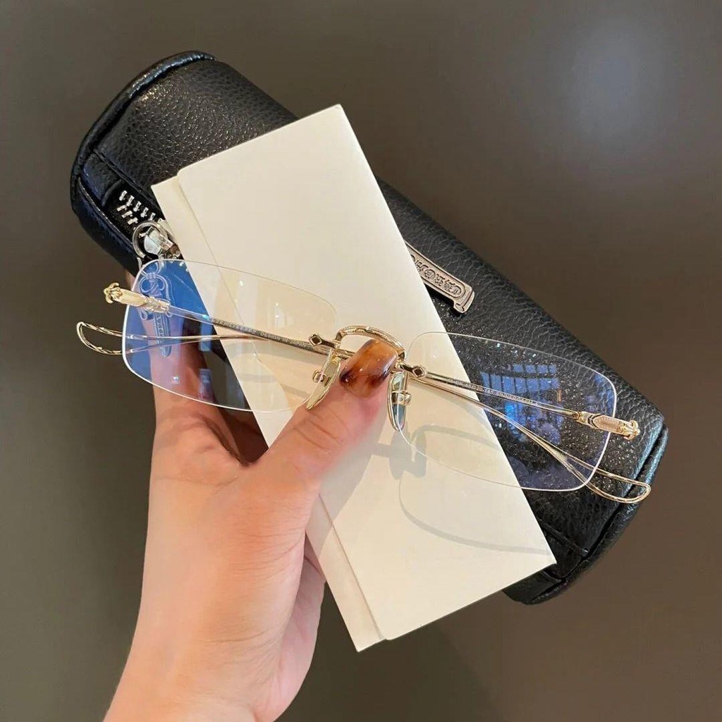 Computer glasses frameless male male flat eyes handsome and good ...