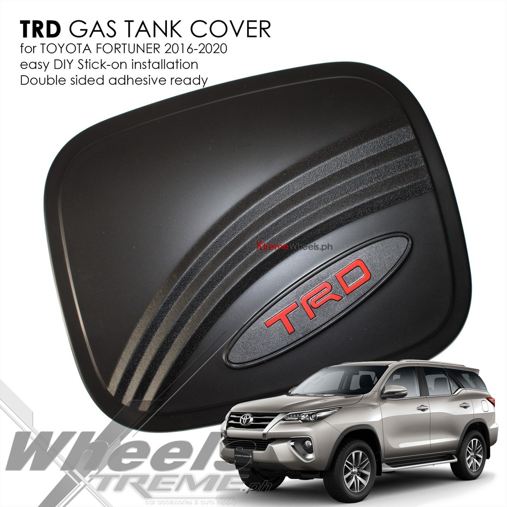 Toyota Fortuner 2016-2025 Gas Tank cover matte black Trd designed ...