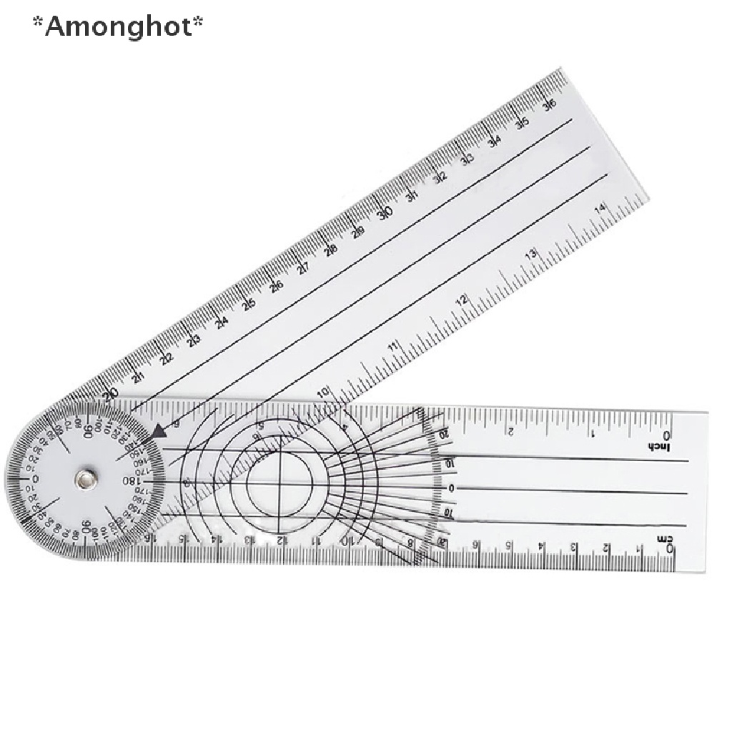 Amonghot> Medical Ruler Spinal Finger Goniometer 180/360 Degree ...