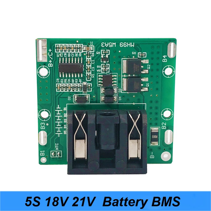 5S 18V 21V 20A Li-Ion Lithium Battery BMS 18650 Battery Screwdriver ...