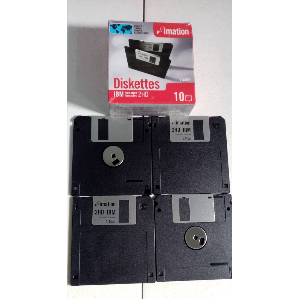 IMATION 1.44MB Floppy Diskette Bnew per pc | Shopee Philippines
