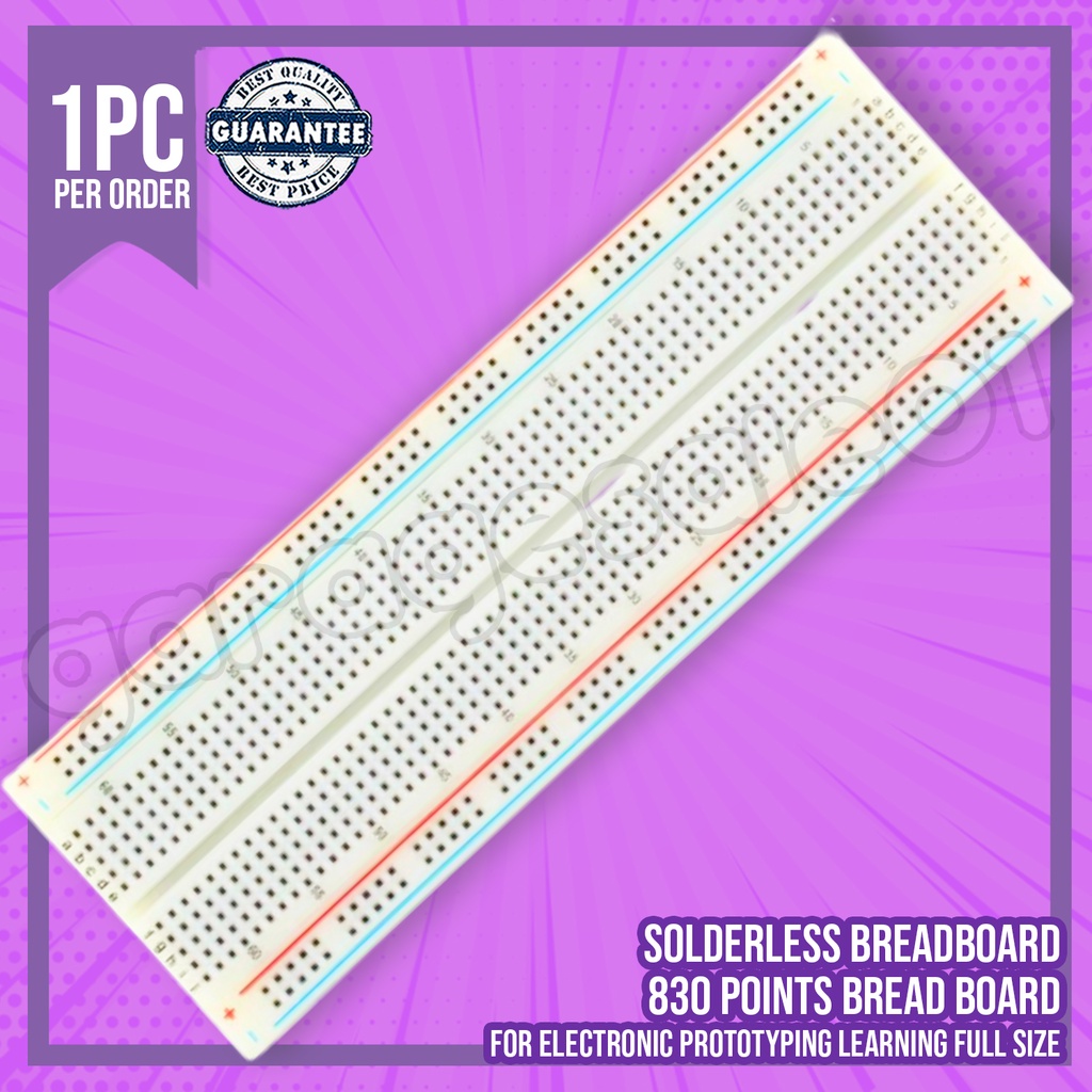 GS 830-Point Solderless PCB Breadboard MB-102 – DIY Development and ...