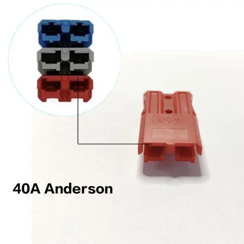 1pair Anderson 40a Connector Detachable Power Sockets. | Shopee Philippines