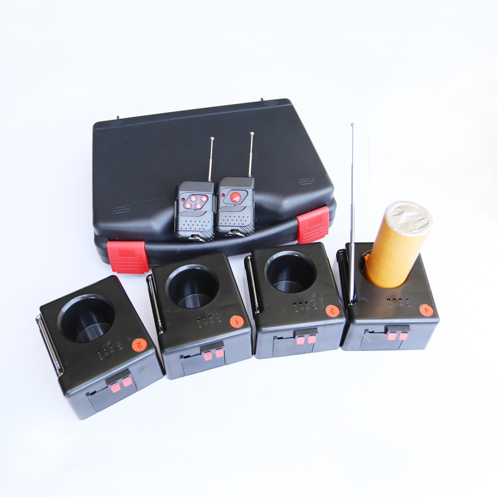 4 channel small size remote control firing systems for party wedding ...