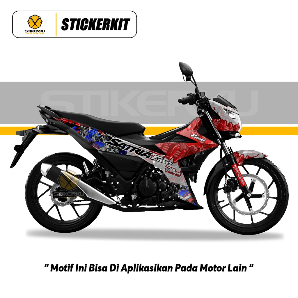 All NEW SATRIA F150 FULLBODY CUSTOM DECAL STICKER | Shopee Philippines