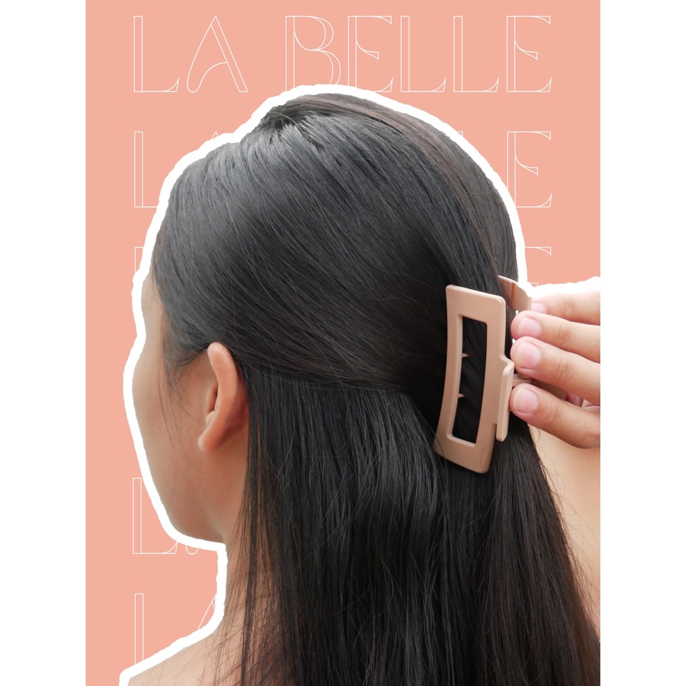 Hair Clip Square Matte Large Korean Claw Clamp in 20 Colors Christmas ...