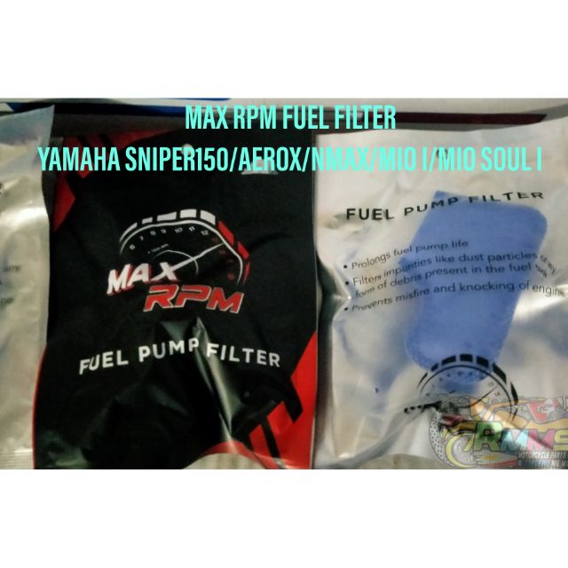 Max rpm fuel filter for sniper/aerox/nmax etc. | Shopee Philippines