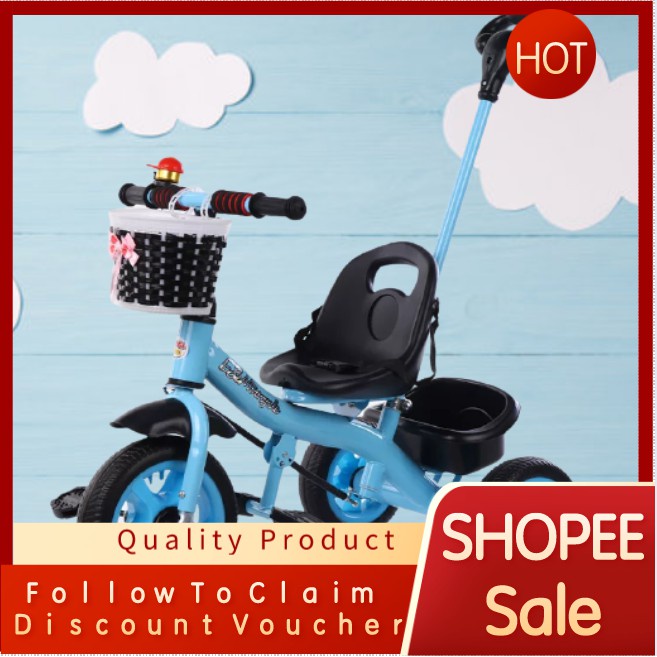 rechargeable car for kids [COD] Trolley Bike for Children Kids Baby 3 ...