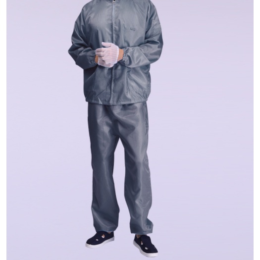 PPE Coverall Washable Clean Room Suit Split Overalls 2 in 1 Antistatic ...