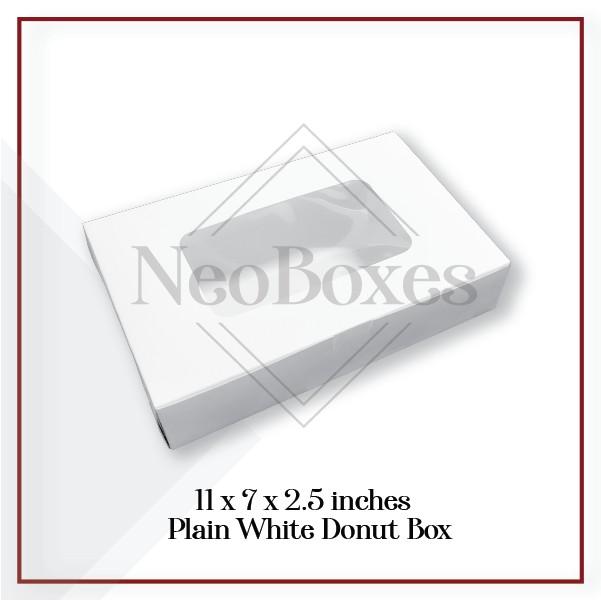 NeoBoxes | 11x7x2.5” White Pastry Box, 20s | Shopee Philippines