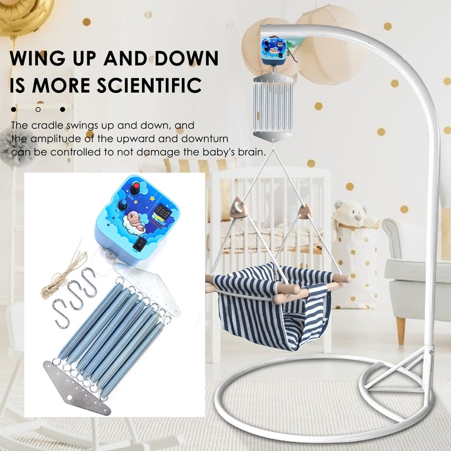 Electronic Baby Cradle Automatic Electric Baby Cradle Spring baby ...