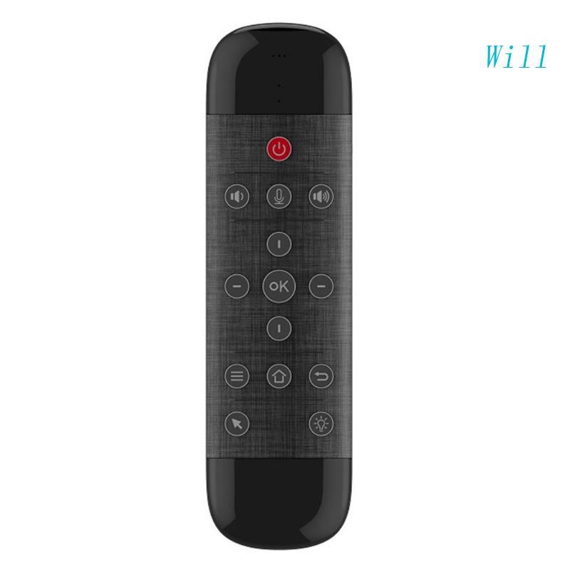 Will Smart Voice Remote Control 2.4G Keyboard Air Mouse W2pro Voice ...