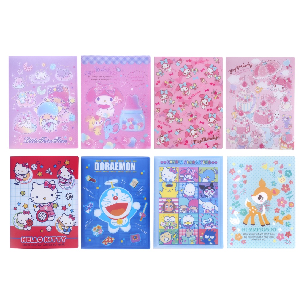 Little Twin Stars Doraemon Sanrio A4 Clear Book 20 Page | Shopee ...