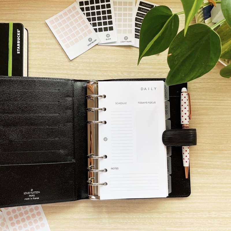 Paponeis Clean Minimalist Planner Inserts Collection - Binder Planners ...