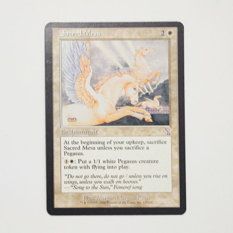MTG Card SACRED MESA Magic the Gathering Trading Card Game White ...