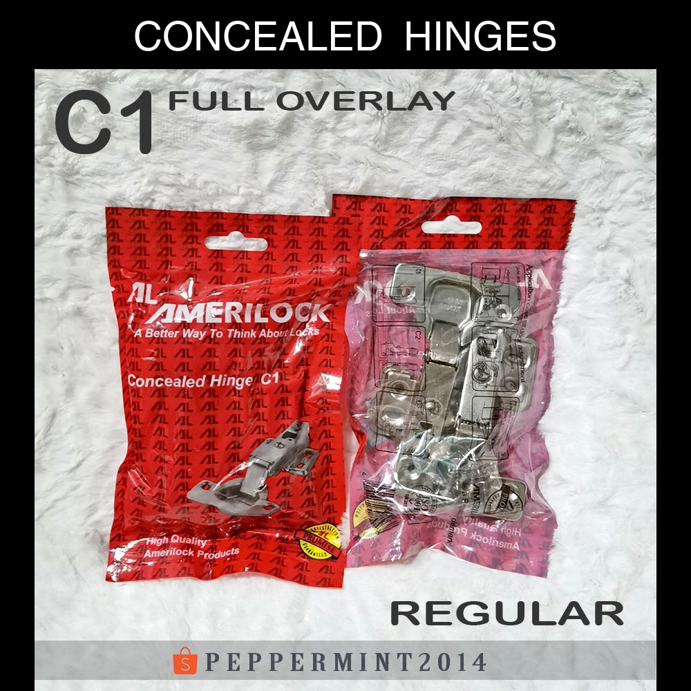 High Quality Amerilock Benson Sanapo Concealed Hinges C1 Full C2 Half ...