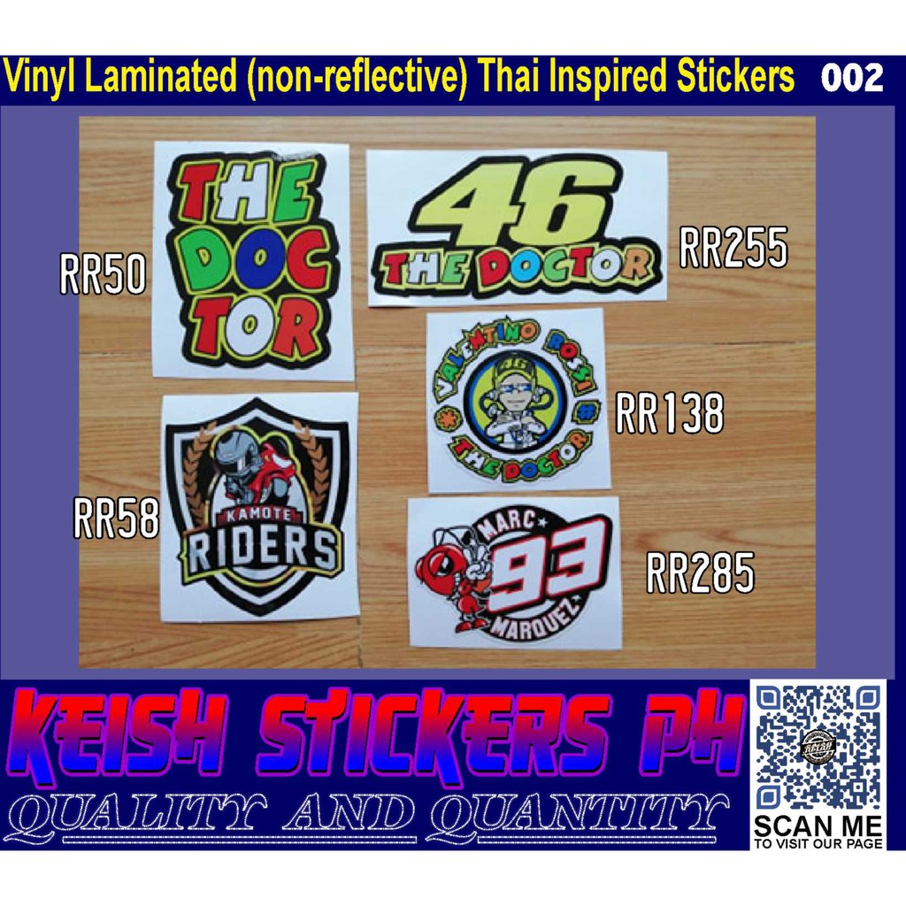 Vinyl Laminated Stickers 002 | Shopee Philippines