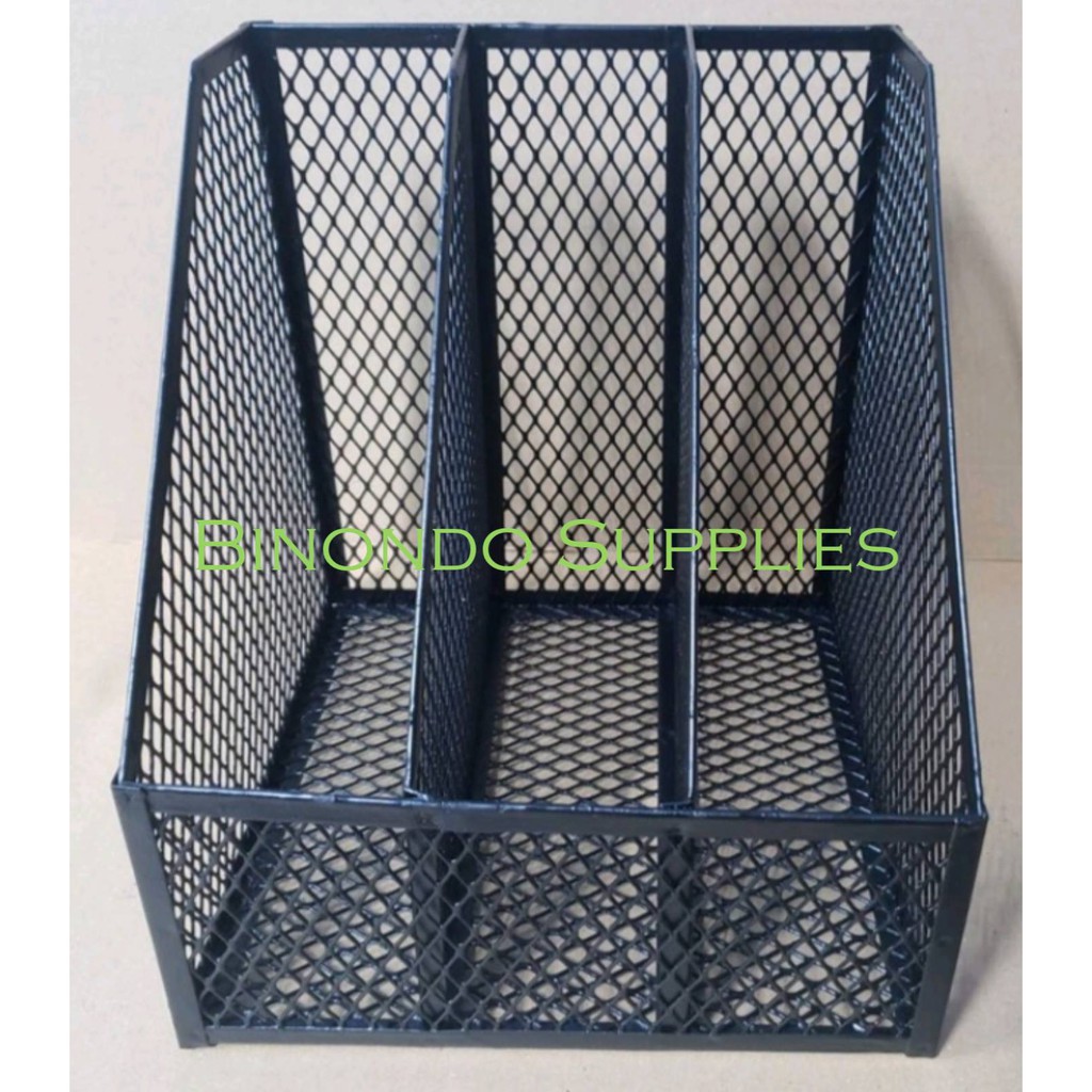 Timco Metal Magazine File Rack Office File Holder Desktop Storage ...