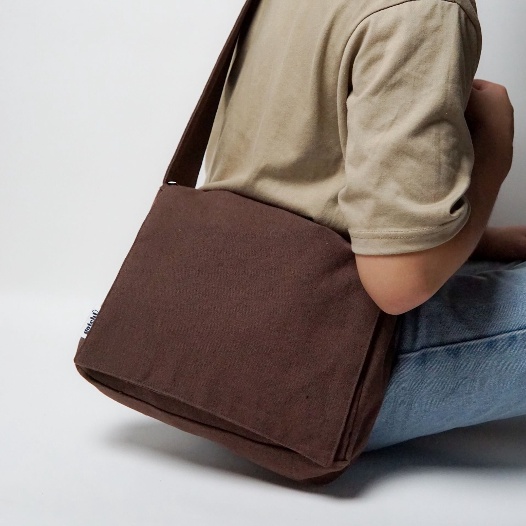 GOTCHU MESSENGER BAG (WITH THICK STRAP) BODY BAG SLING BAG CANVAS BAG ...