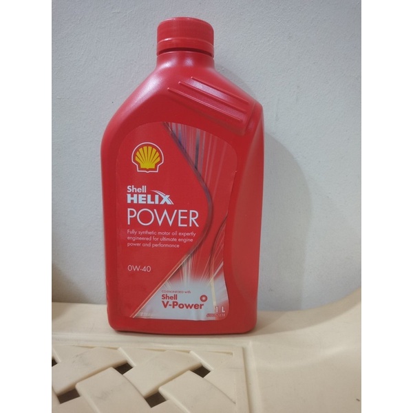 Shell Helix Power 0w-40 fully synthetic 1 liter | Shopee Philippines