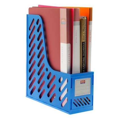 Book Office Paper Desk Storage Bookshelf Folder Box Organizer Single ...