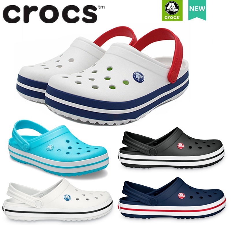 Cross CROCBAND CLOG Summer Lightweight Casual Beach Shoes Sandals ...