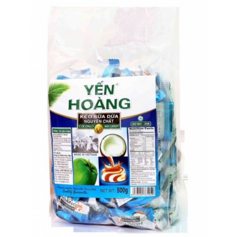 Expiry date October 2025 Yen Hoang crispy coconut candy 500g | Shopee ...