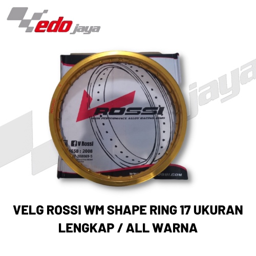 Rossi WM Shape Ring 17 Rims, Complete Sizes, All Color Variants ...