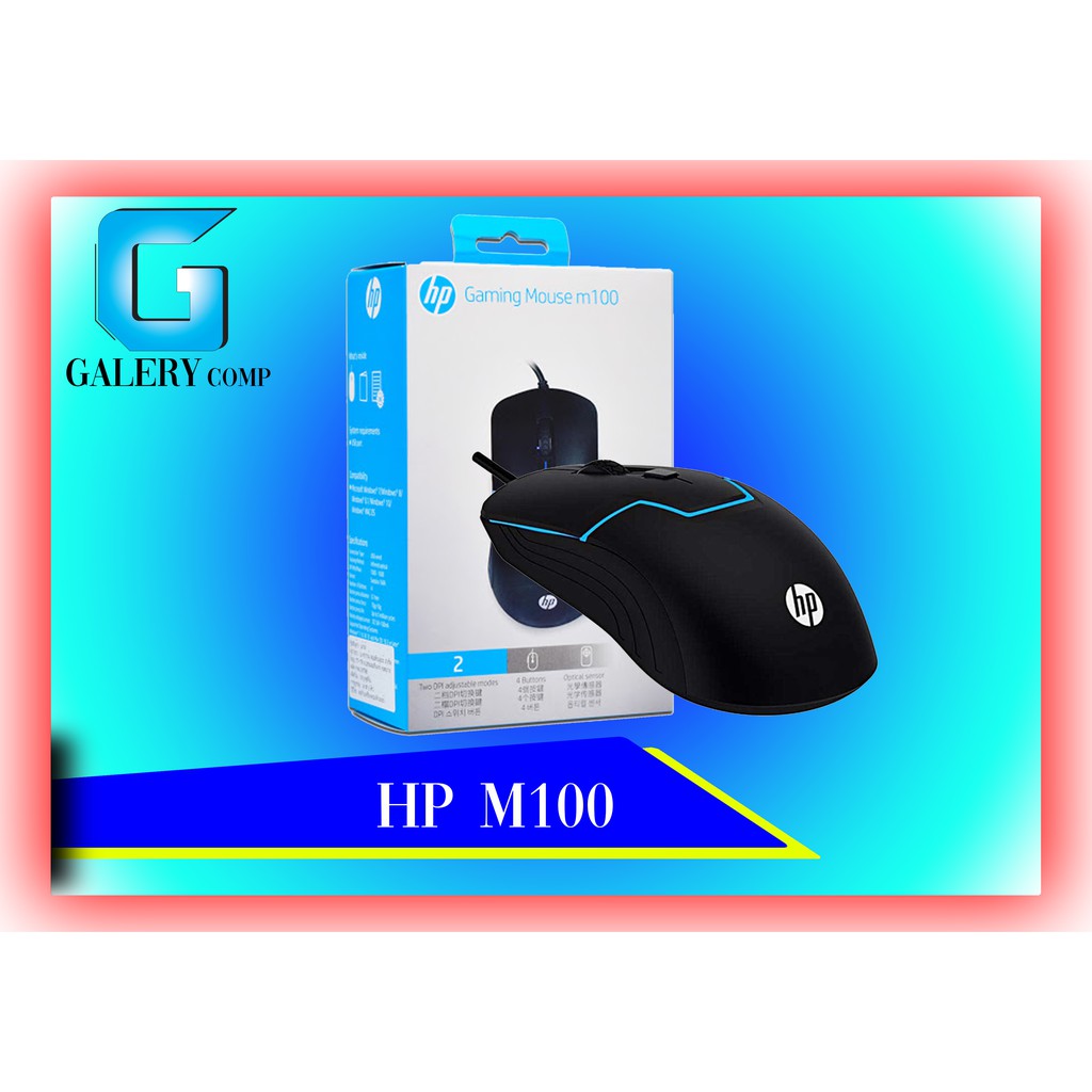 Hp M100 Gaming Mouse | Shopee Philippines