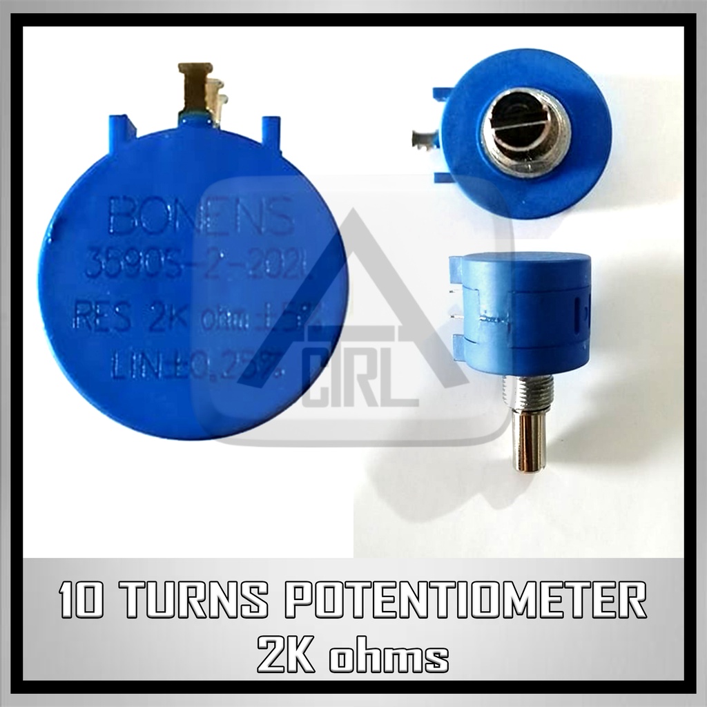 10 TURNS POTENTIOMETER | Shopee Philippines