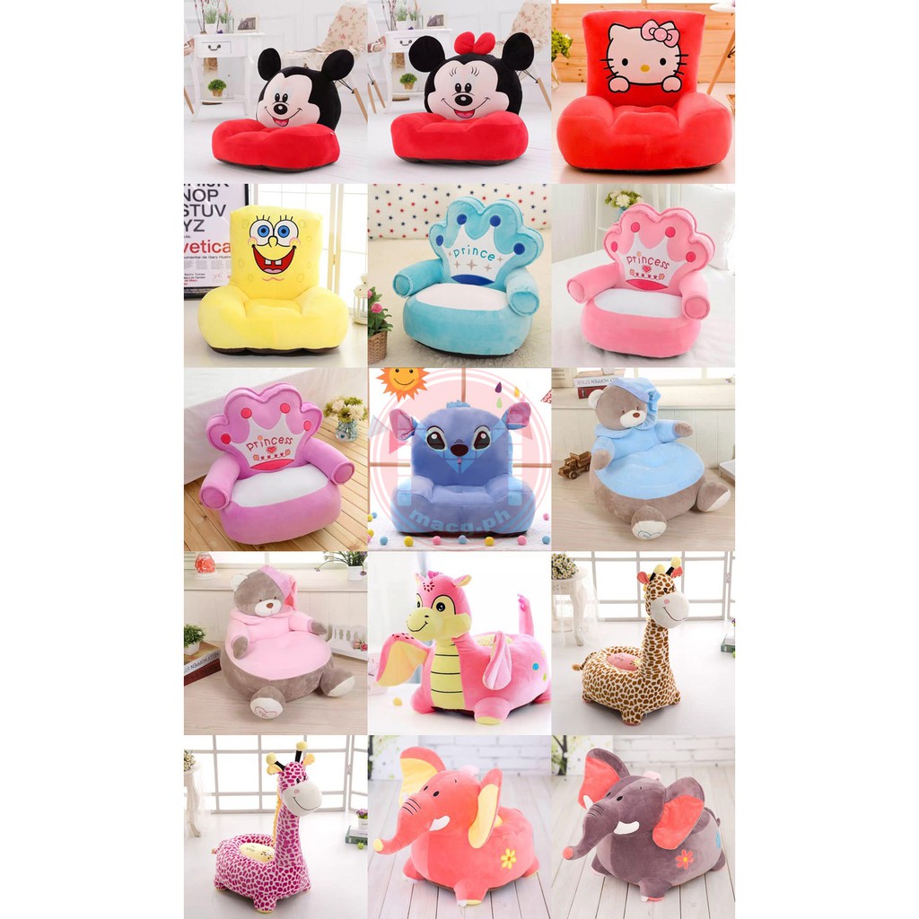 【macg】Cute Baby Sofa Chair Cartoon Sofa Kids Sofa Children Chair ...