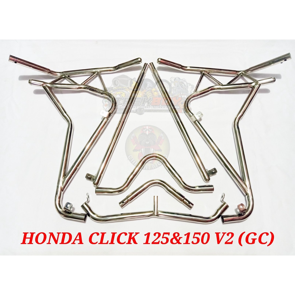 Click V2 125/150 Game Changer Crash Guard Full Armor Heavy Duty - 304 ...