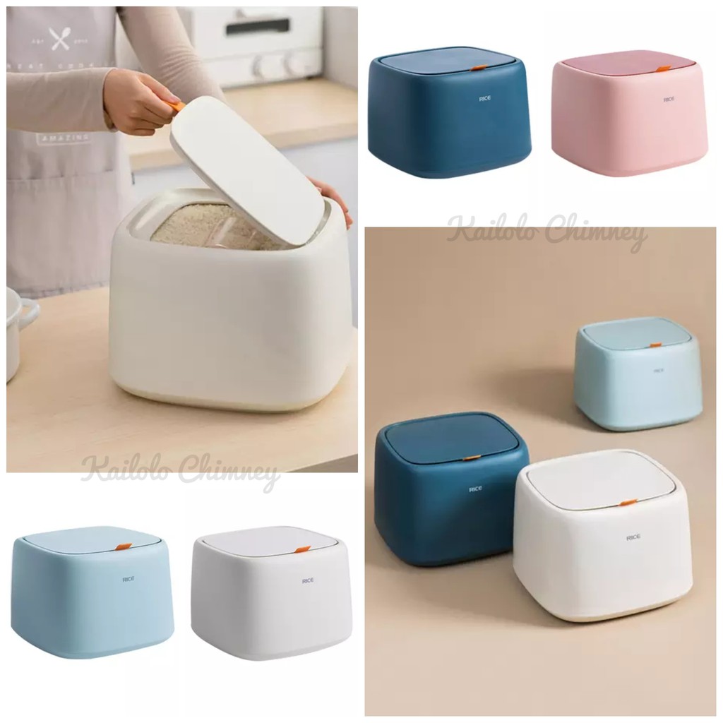 Rice Box Hozu Rice Storage Box 10kg | Shopee Philippines
