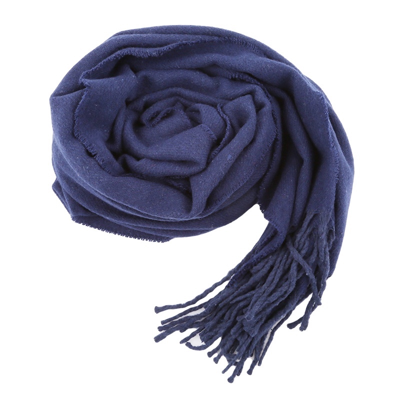 Cashmere Knitted Shawl Scarf for Women Men's Winter Warm Soft Tassel ...