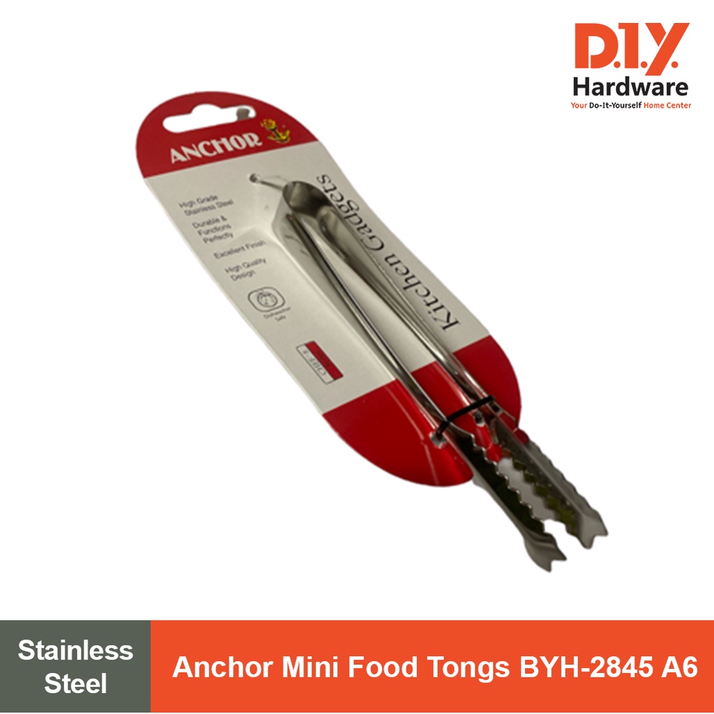 Anchor Mini Food Tongs BYH-2845 A6 | Shopee Philippines