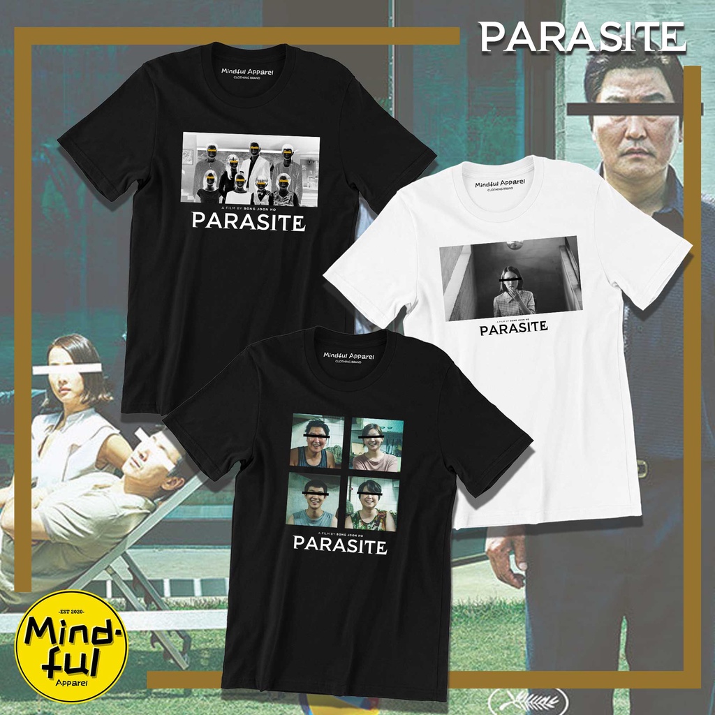 PARASITE MOVIE GRAPHIC TEES | MINDFUL APPAREL T-SHIRT | Shopee Philippines