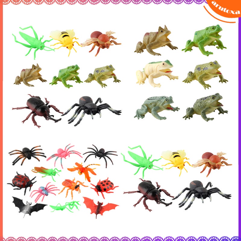 Toy Bug Action Figure Set - 5/6/8/12 Piece Playset, Educational Toy ...