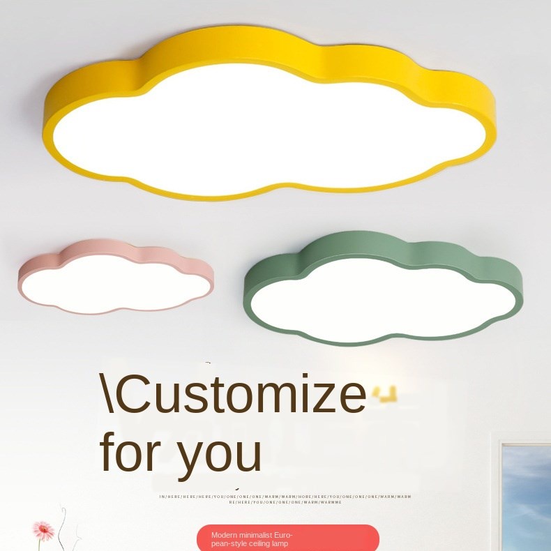 50x30cm,LED Cloud Ceiling Lamp,Children Bedroom Cartoon Cute Light ...