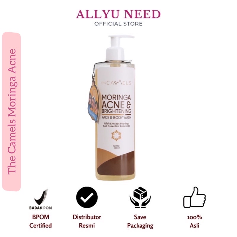 The Camels Moringa Acne And Brightening Face And Body Wash Original ...