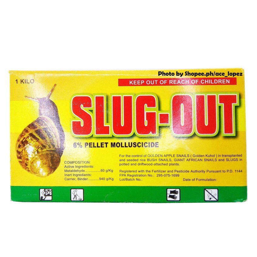 Slug-Out 6% Pellet Molluscicide 1 Kilo _ALS2127 | Shopee Philippines