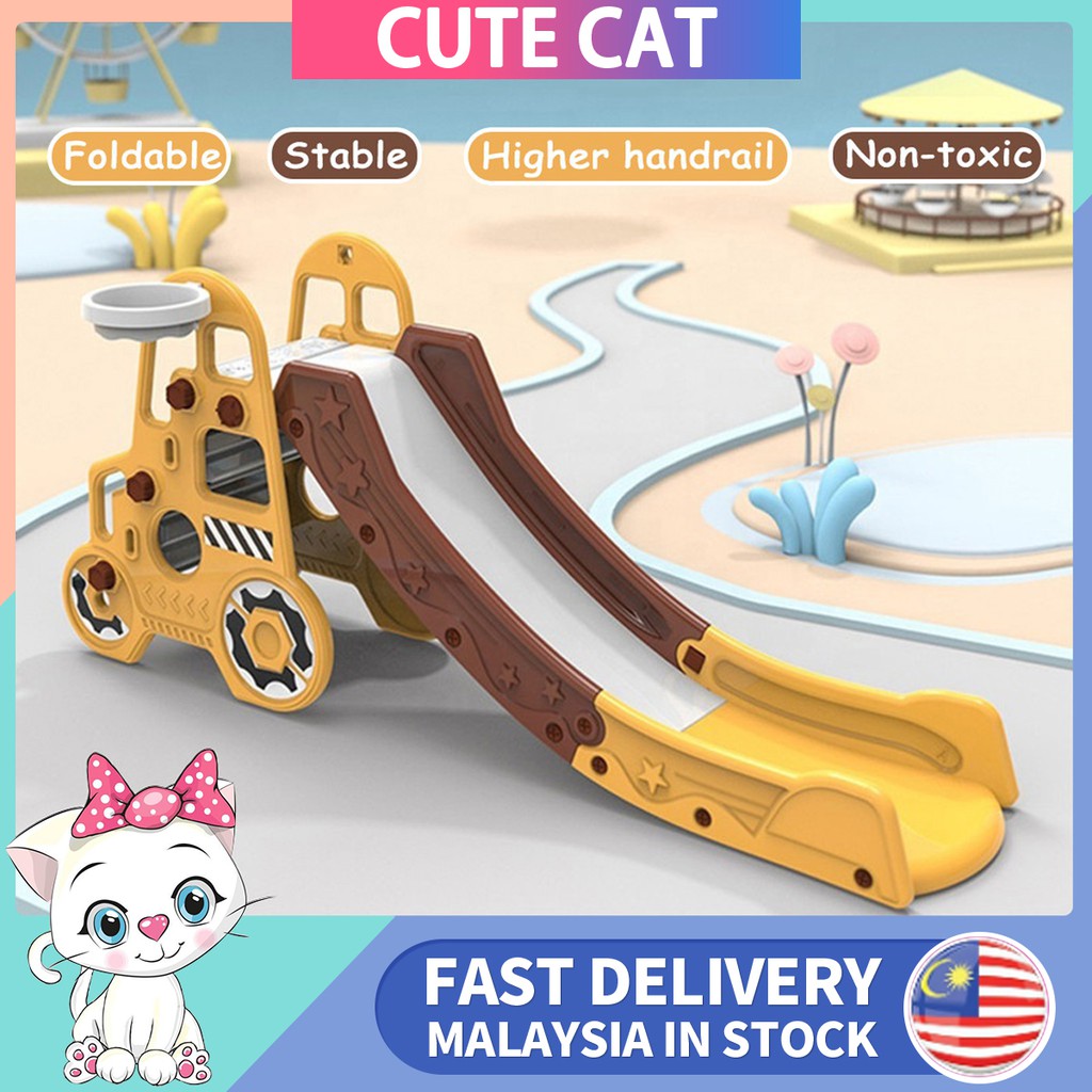 CAT Slide For Kids Indoor Outdoor Slide Playground Home Playground ...