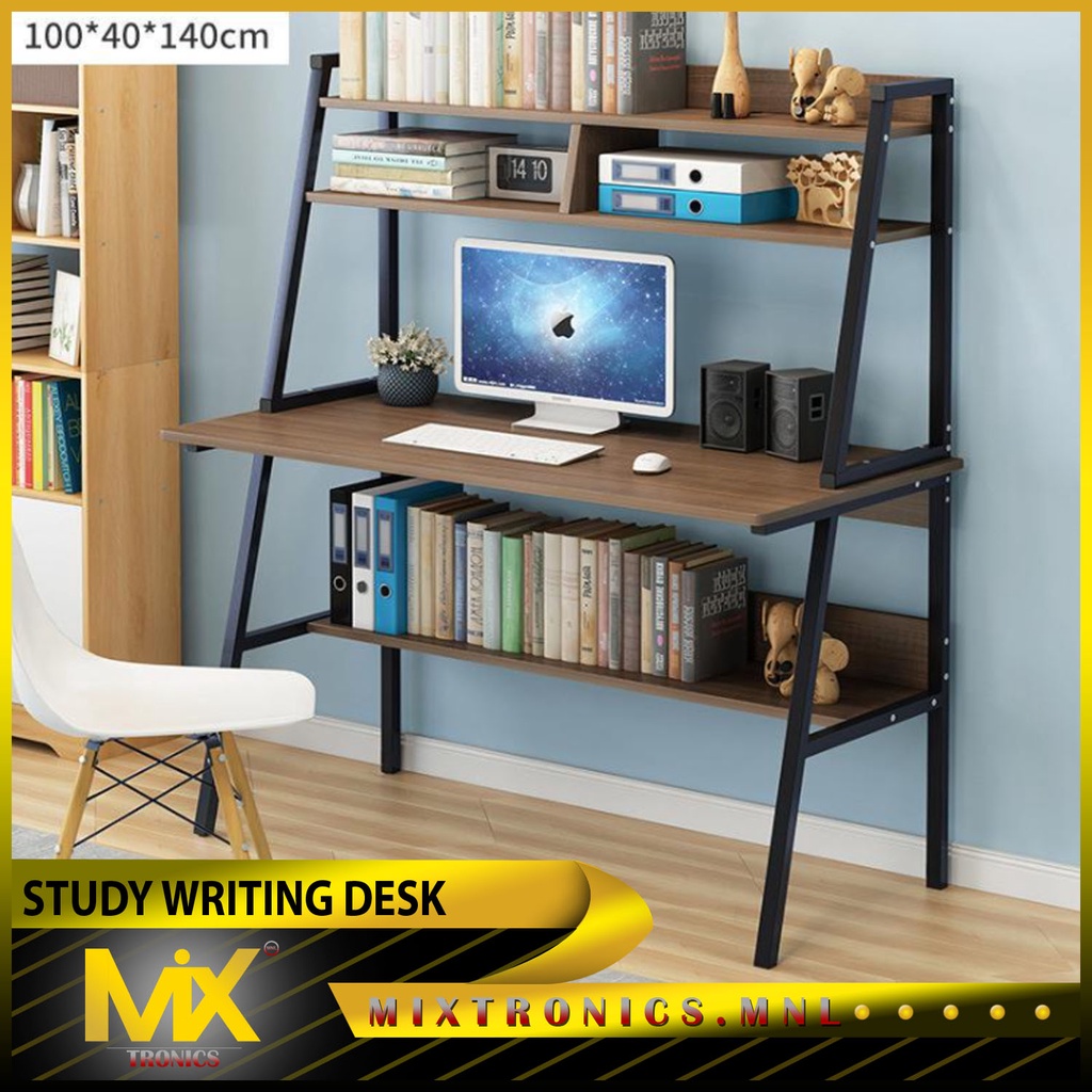 Mixtronics.mnl Study Writing Desk Computer PC Laptop Table Storage 2 | Shopee Philippines
