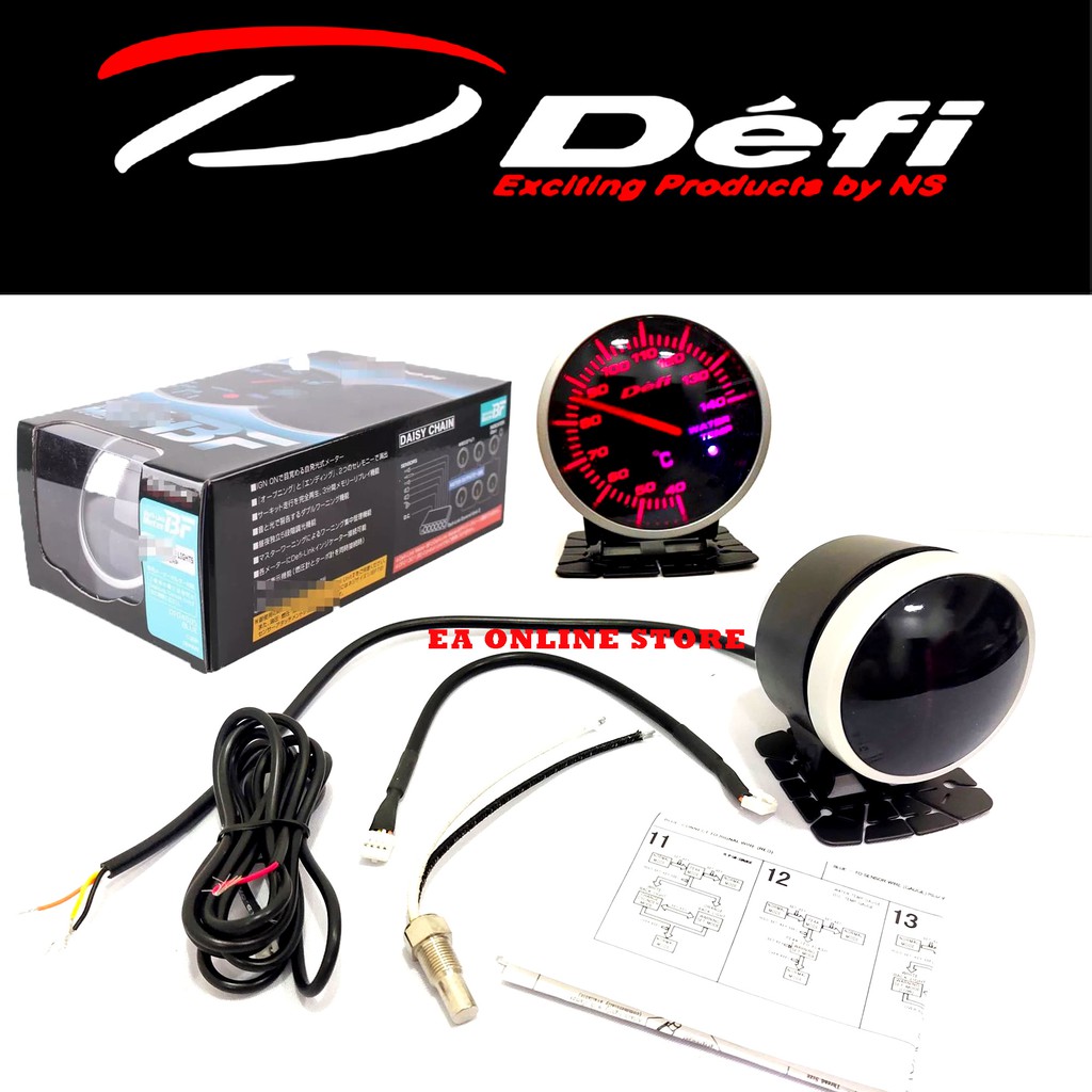 Defi Meter BF 2.5 Inch / Defi Gauge 60mm Water Temp , Volt , Oil Press ...