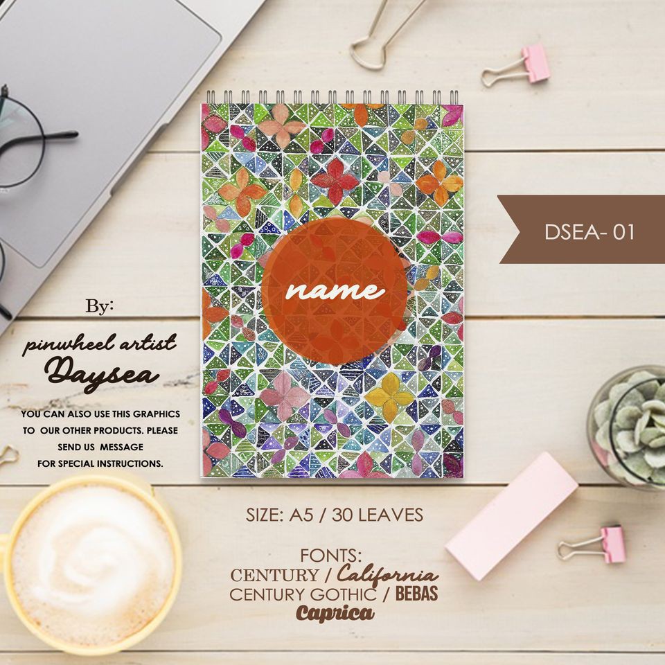 Personalized Blank Notepad by Pinwheel Artist Daisy | Shopee Philippines