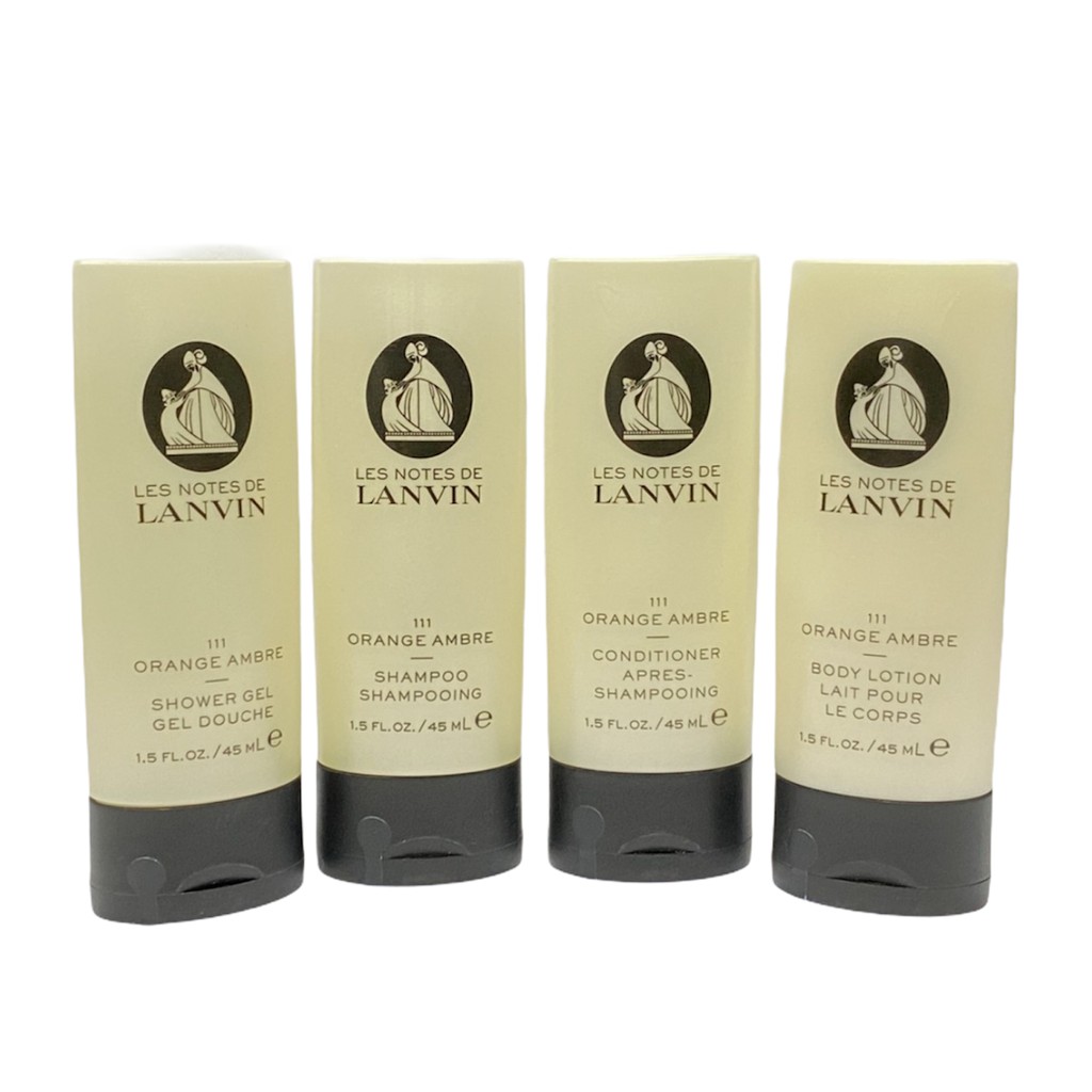 LES NOTES DE LANVIN Orange Ambre Travel Size Toiletries | Shopee ...