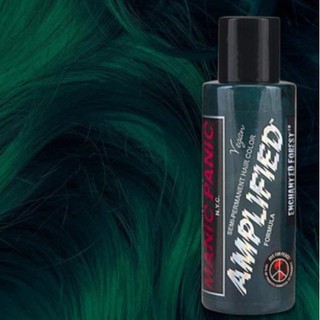 Manic Panic Enchanted Forest vegan semi permanent deep green hair color ...