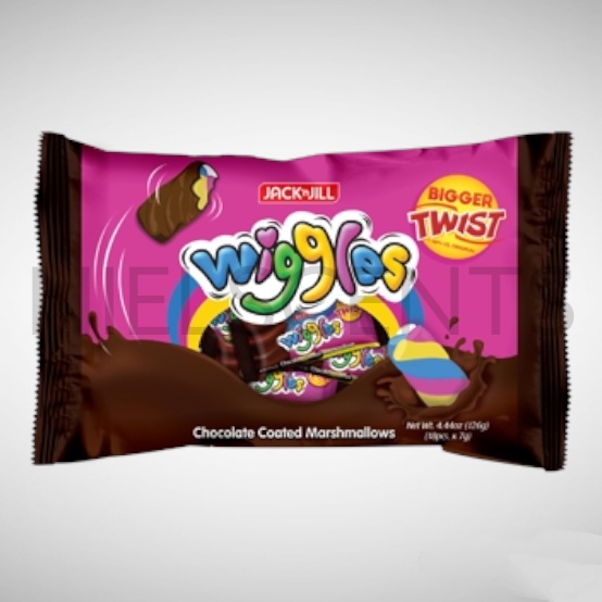 Wiggles Choco Coated Mallows 7g X 18's | Shopee Philippines